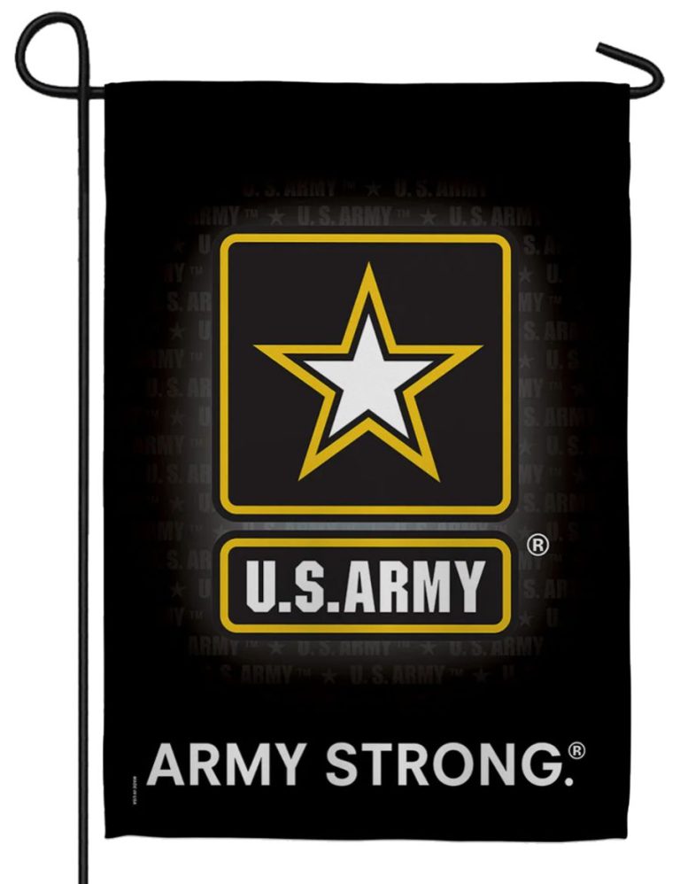 Army Green Sublimated Garden Flag - I AmEricas Flags