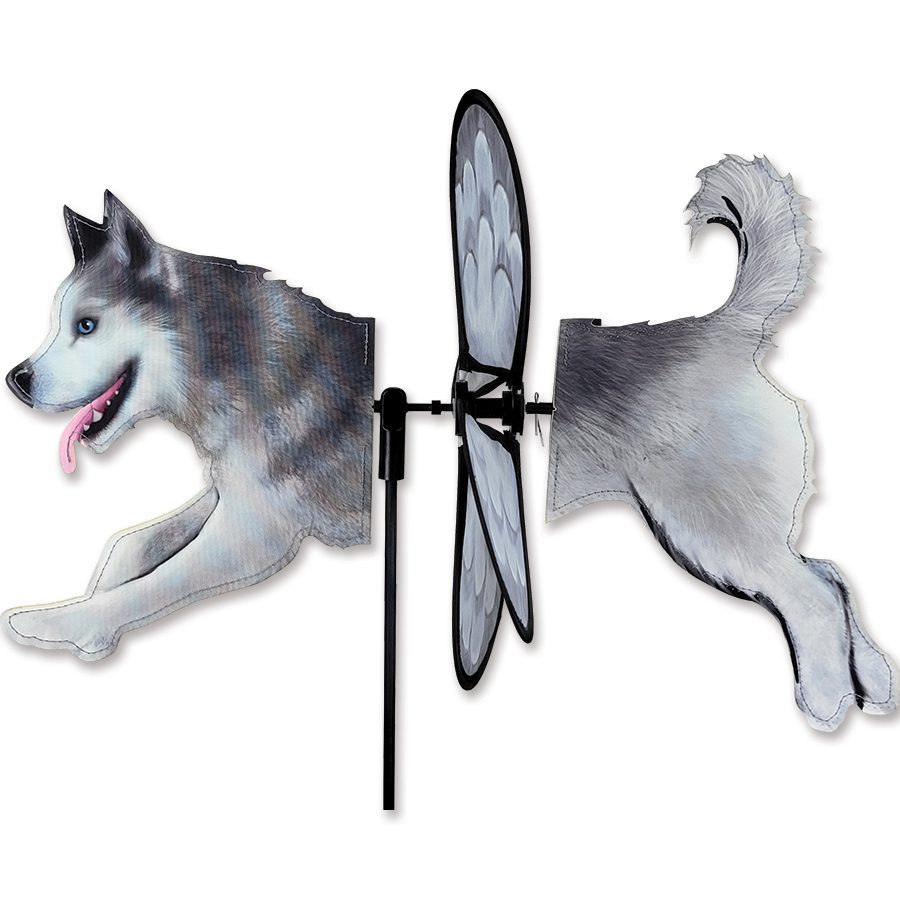 Husky Petite Wind Spinner - I AmEricas Flags