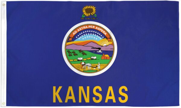 Kansas State 3×5 Flag - I AmEricas Flags