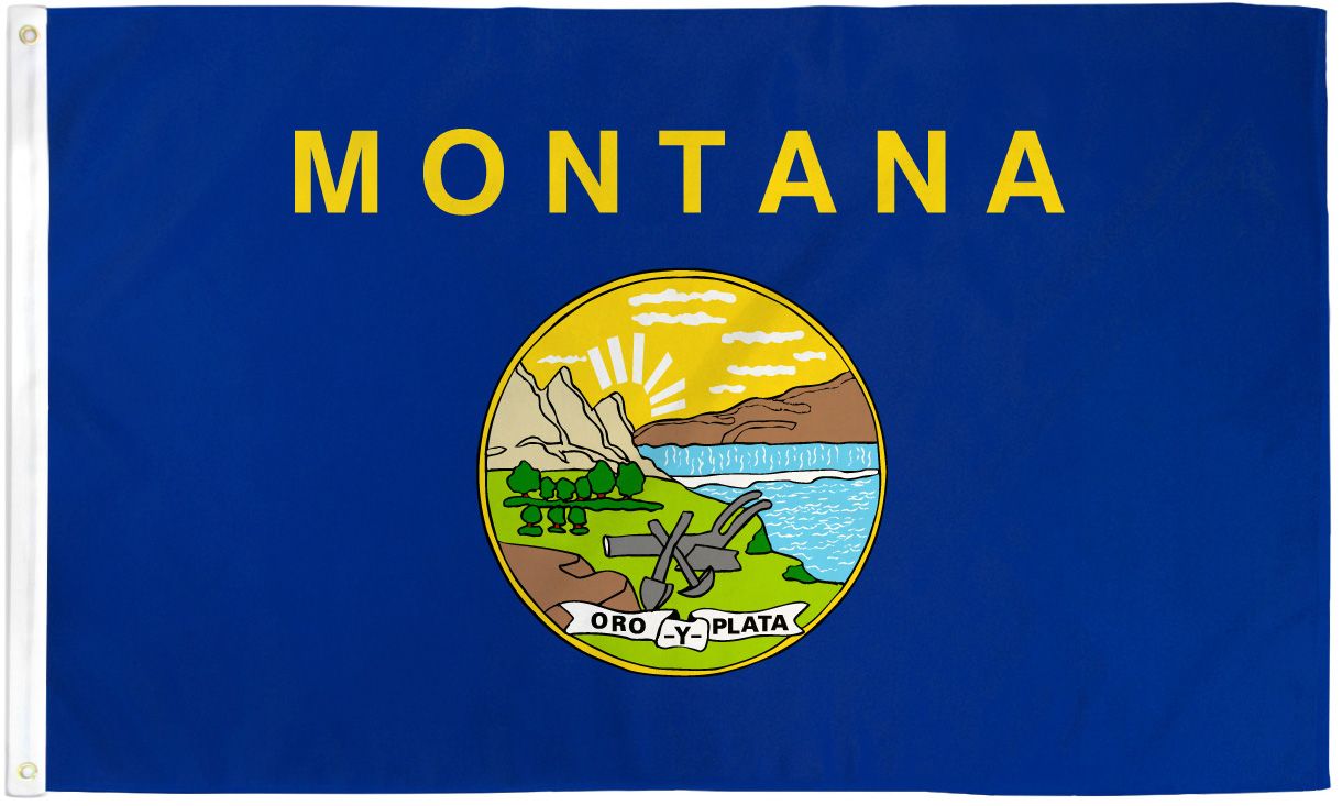 Montana State 3×5 Flag – 150 Denier Nylon - I AmEricas Flags