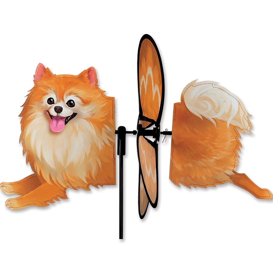 Pomeranian Petite Wind Spinner - I AmEricas Flags