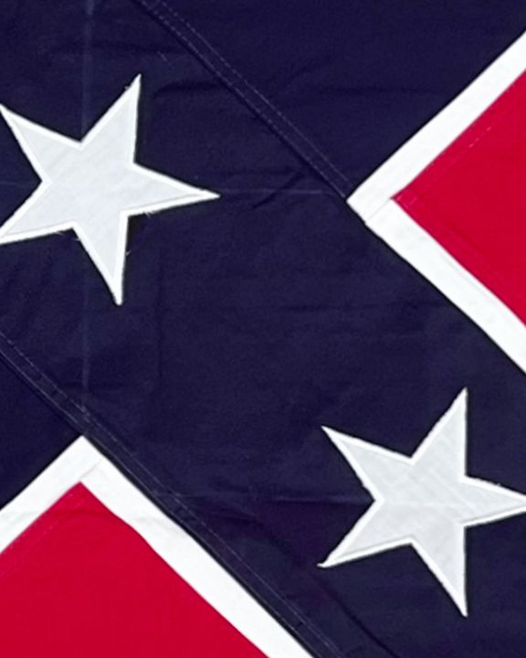 Square Confederate Battle Flag 52″x52″ Sewn Cotton with Sleeve - I ...
