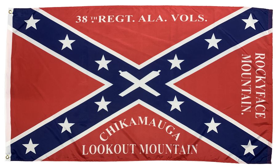 38th Alabama Infantry Regiment 3×5 Flag - I AmEricas Flags