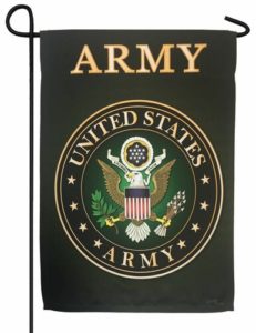 Army Green Sublimated Garden Flag - I AmEricas Flags
