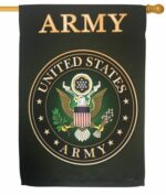 Army Green Sublimated House Flag - I AmEricas Flags