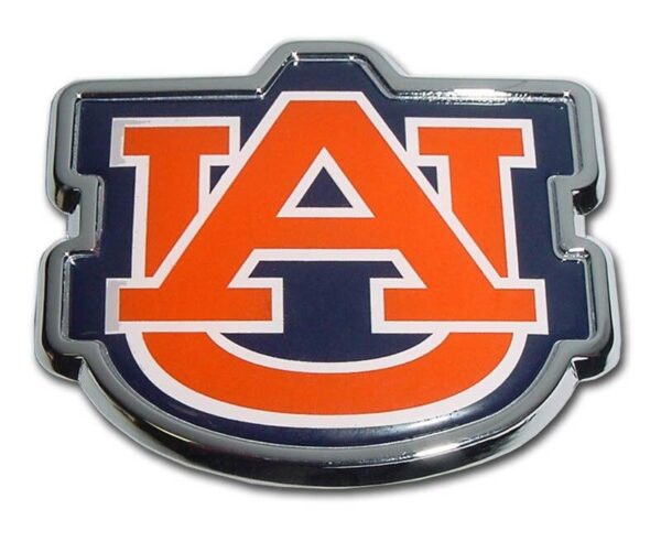 Auburn University Orange Chrome and Color Car Emblem - I AmEricas Flags