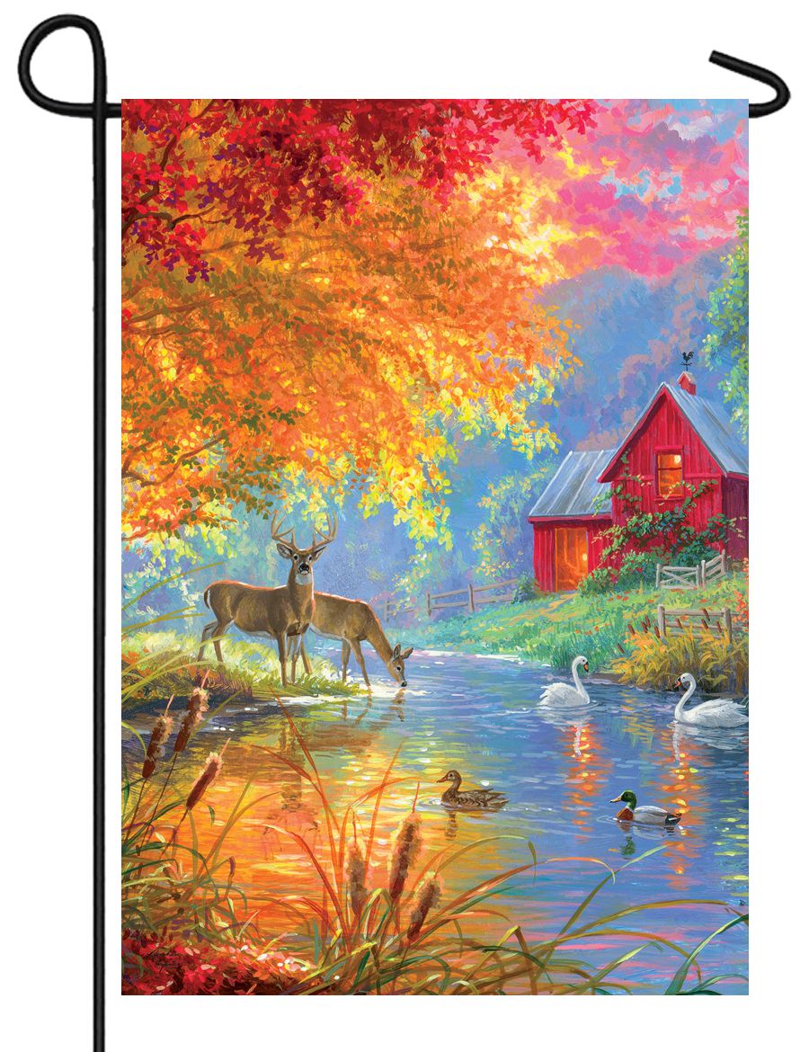Autumn Wildlife Garden Flag - I AmEricas Flags