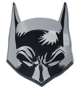 Batman Oval Chrome Car Emblem - I AmEricas Flags