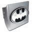 Batman Oval Brushed Chrome Hitch Cover - I AmEricas Flags