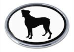 Boxer Chrome Car Emblem - I AmEricas Flags