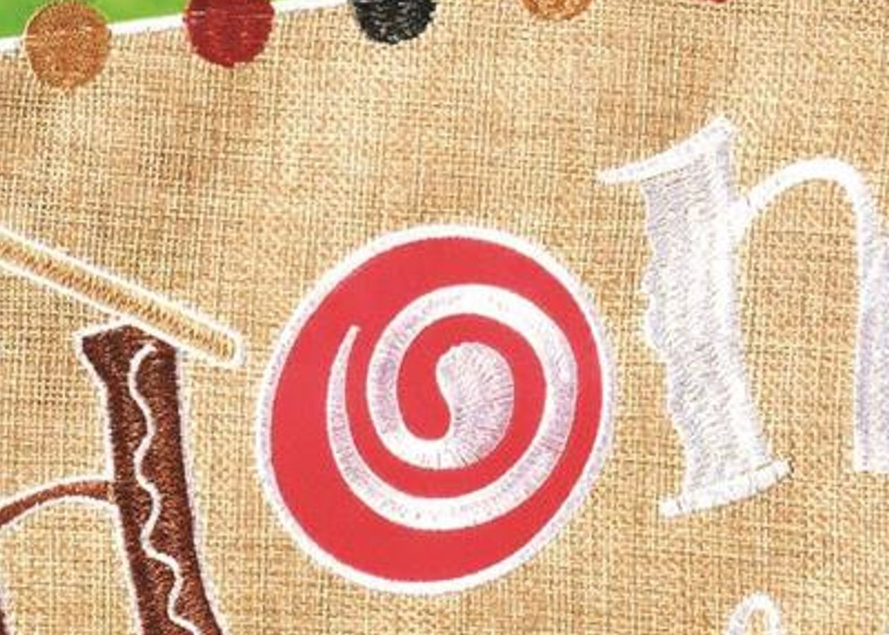 Burlap Home Sweet Home Double Applique House Flag - I AmEricas Flags