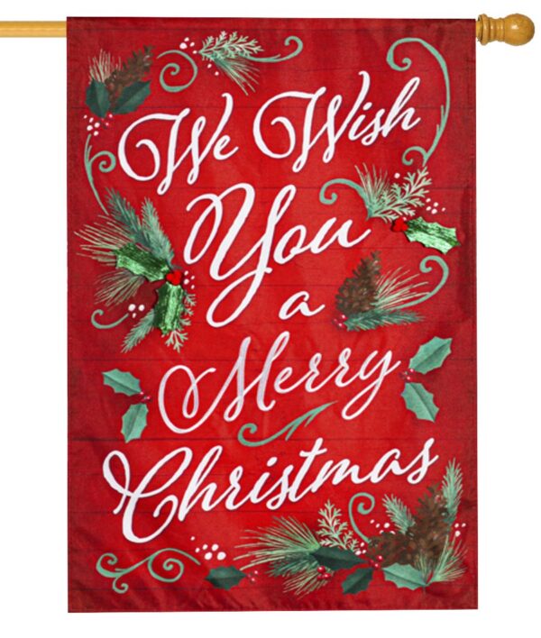 Christmas Decoration House Flags - I AmEricas Flags