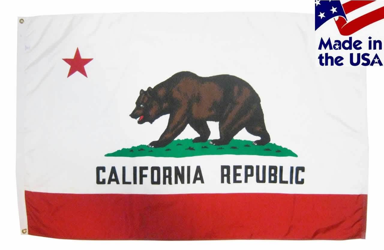 California State 3×5 Nylon Flag – Made in the USA - I AmEricas Flags