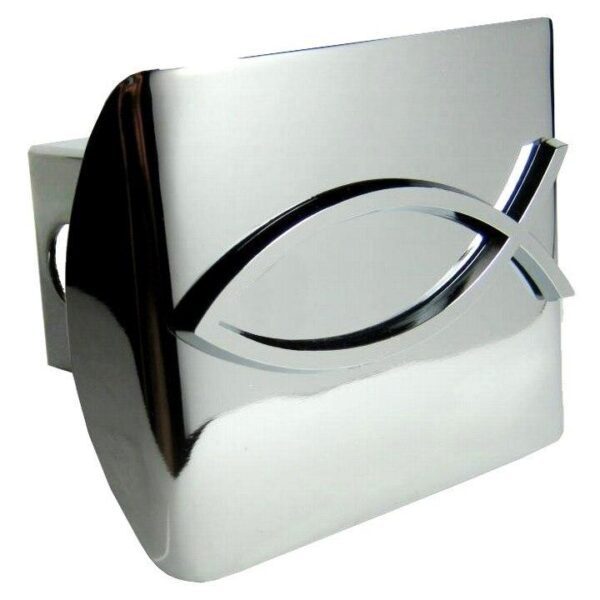 Christian Fish Jesus Chrome Car Emblem - I AmEricas Flags