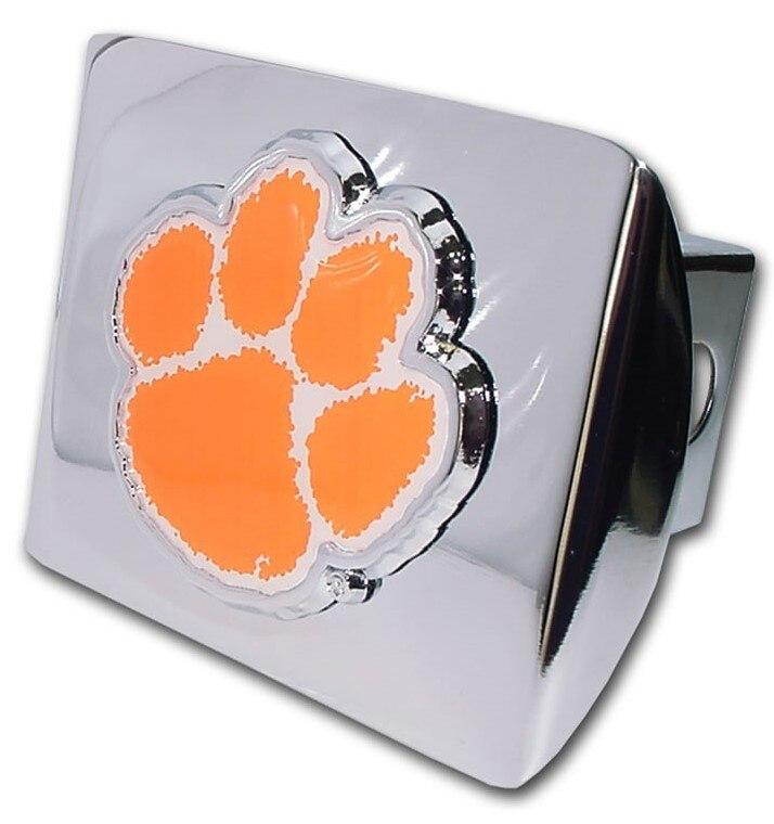 Clemson University Chrome and Color Car Emblem - I AmEricas Flags