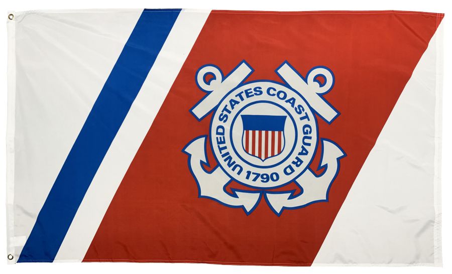 Coast Guard Seal Sublimated House Flag - I AmEricas Flags