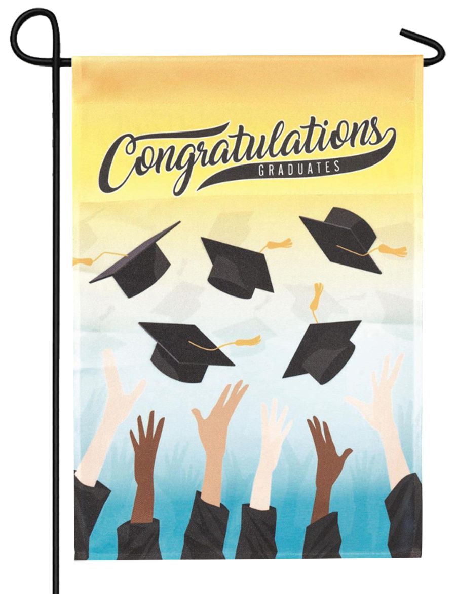 Congratulations Graduates Decorative Garden Flag - I AmEricas Flags