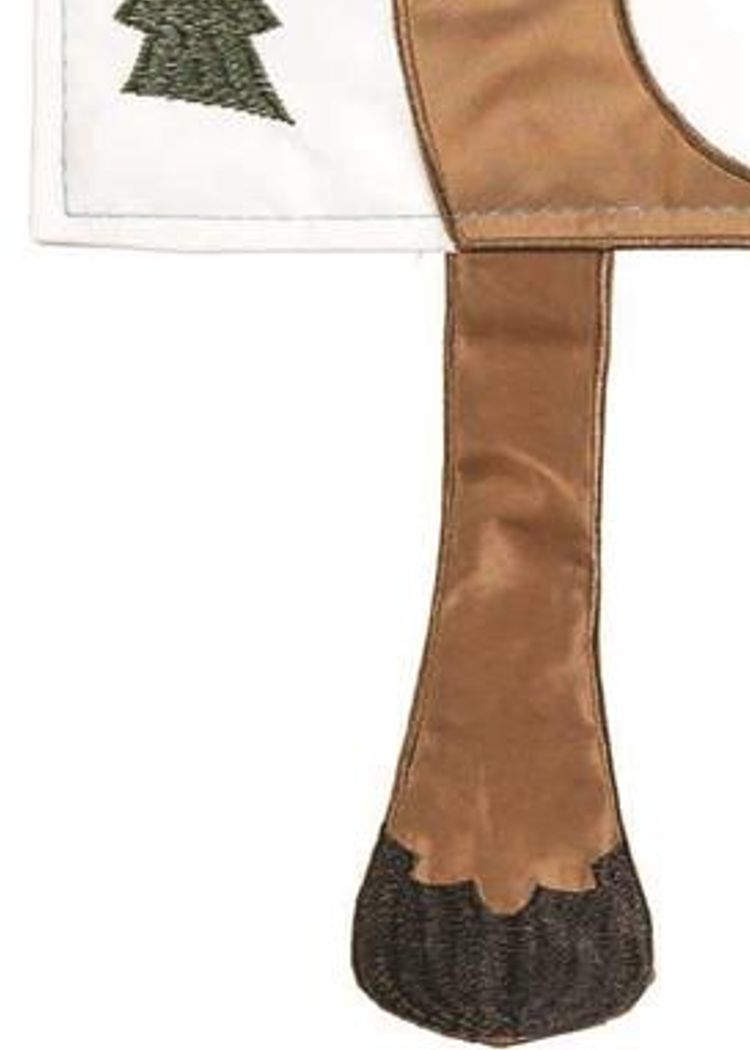 Crazy Legs Reindeer Double Applique Garden Flag - I AmEricas Flags