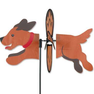 Dog Petite Wind Spinner - I AmEricas Flags