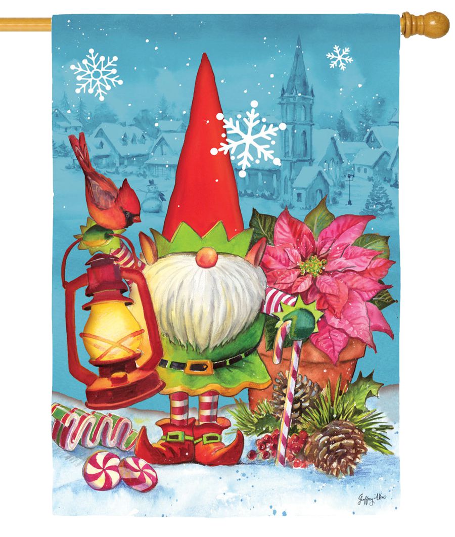 Elf Gnome Textured Suede House Flag - I AmEricas Flags