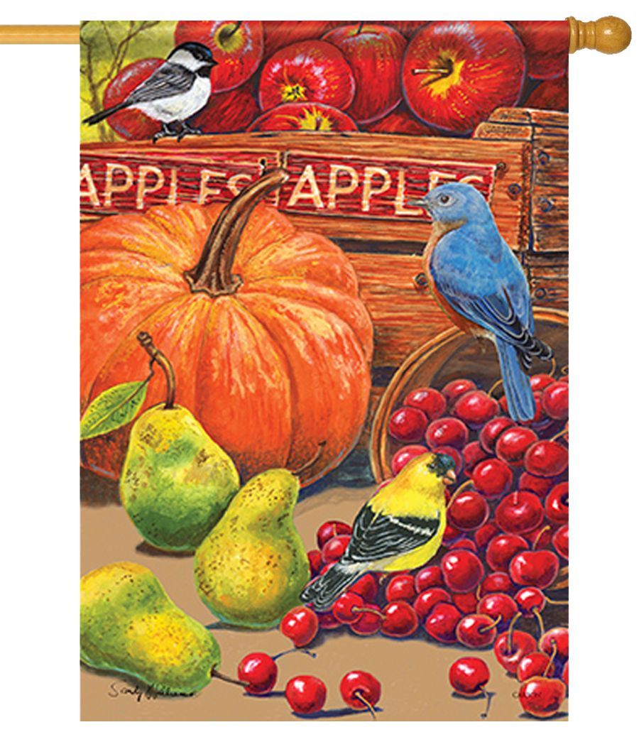 Fall Farmers Market House Flag - I AmEricas Flags