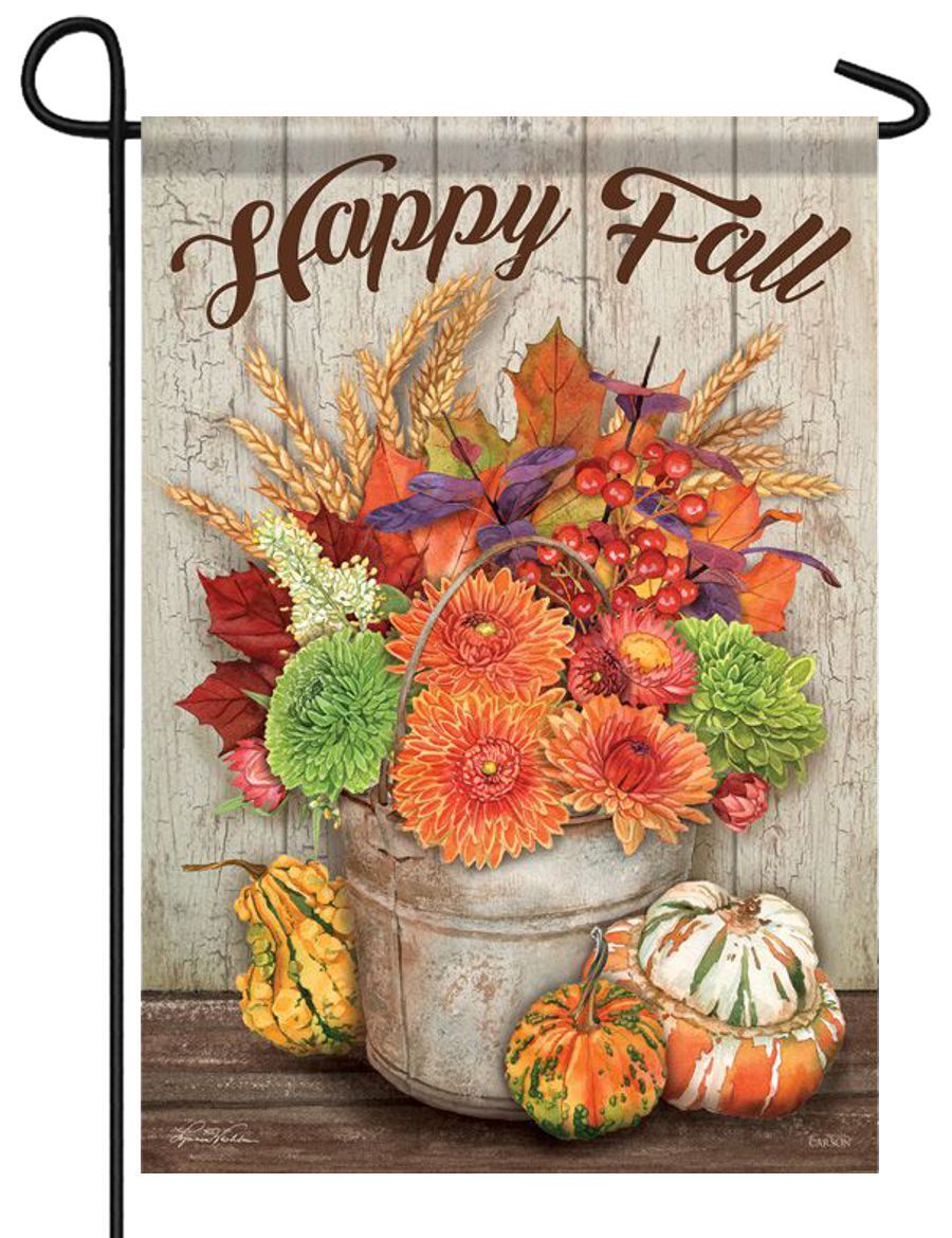 Fall Mums Garden Flag - I AmEricas Flags