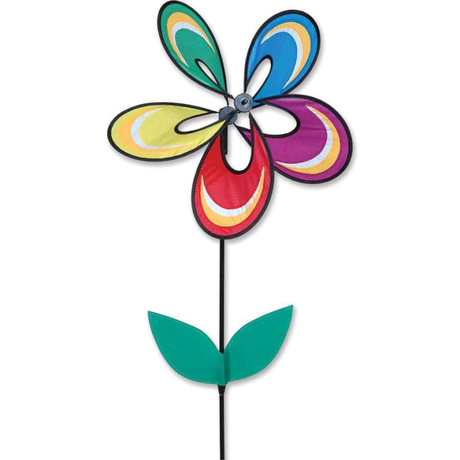 Fantasy Flower WhirlyWing Wind Spinner - I AmEricas Flags