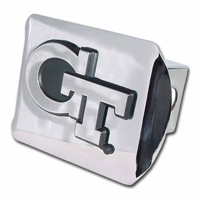 Georgia Tech Interlocking GT Chrome Car Emblem - I AmEricas Flags