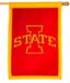 Iowa State University Applique House Flag - I AmEricas Flags