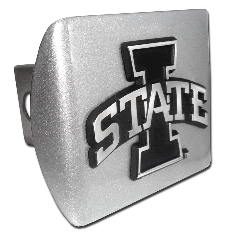 Iowa State University Black Hitch Cover - I AmEricas Flags
