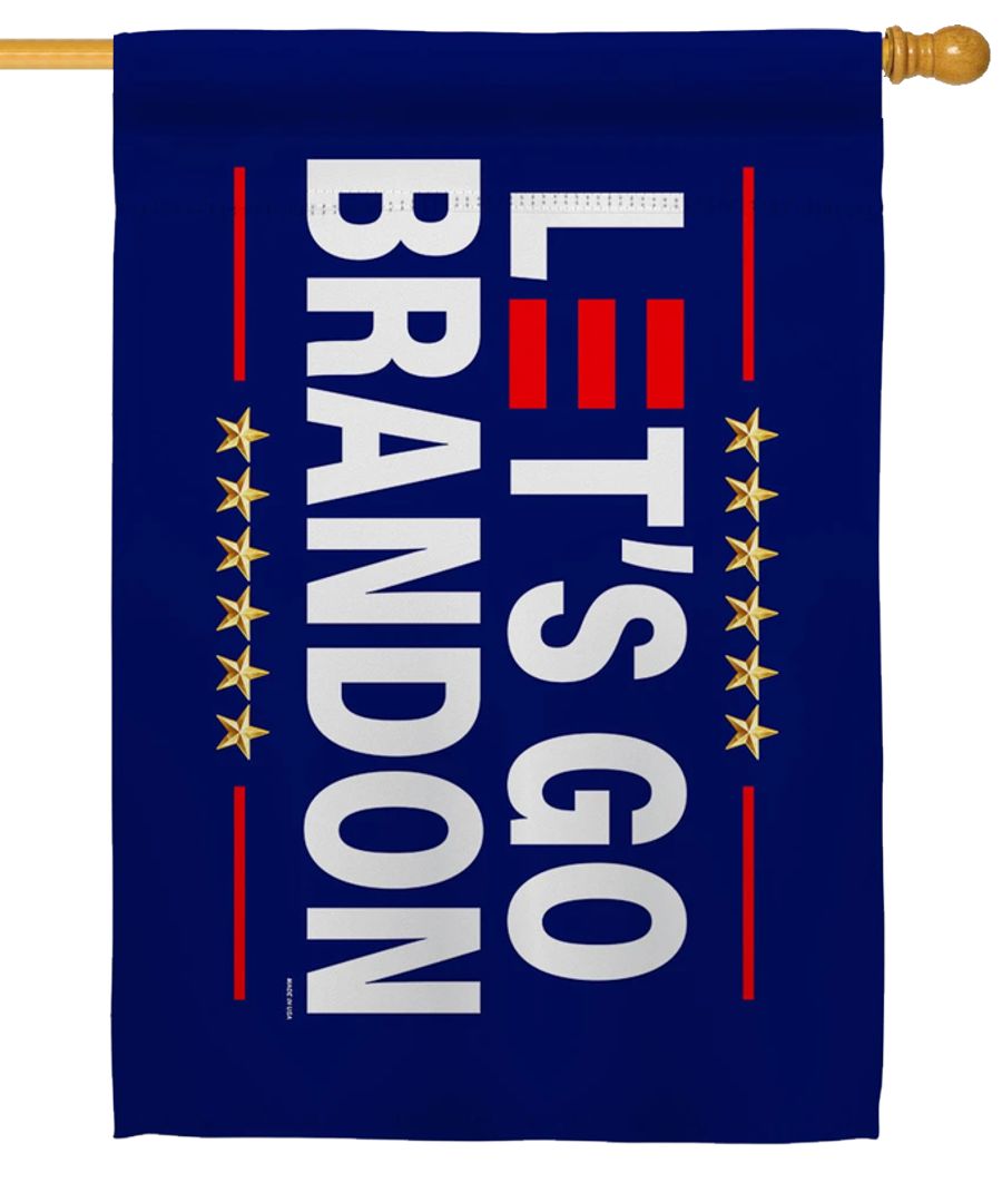 Let’s Go Brandon Sublimated House Flag - I AmEricas Flags
