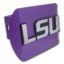 Louisiana State University LSU Block Letter Black Hitch Cover - I ...