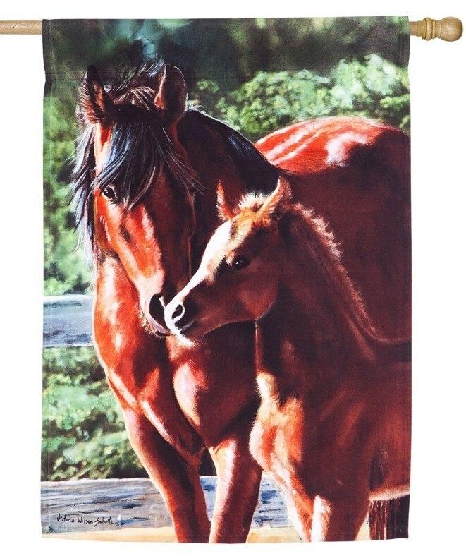 Horse Themed House Flags - I AmEricas Flags