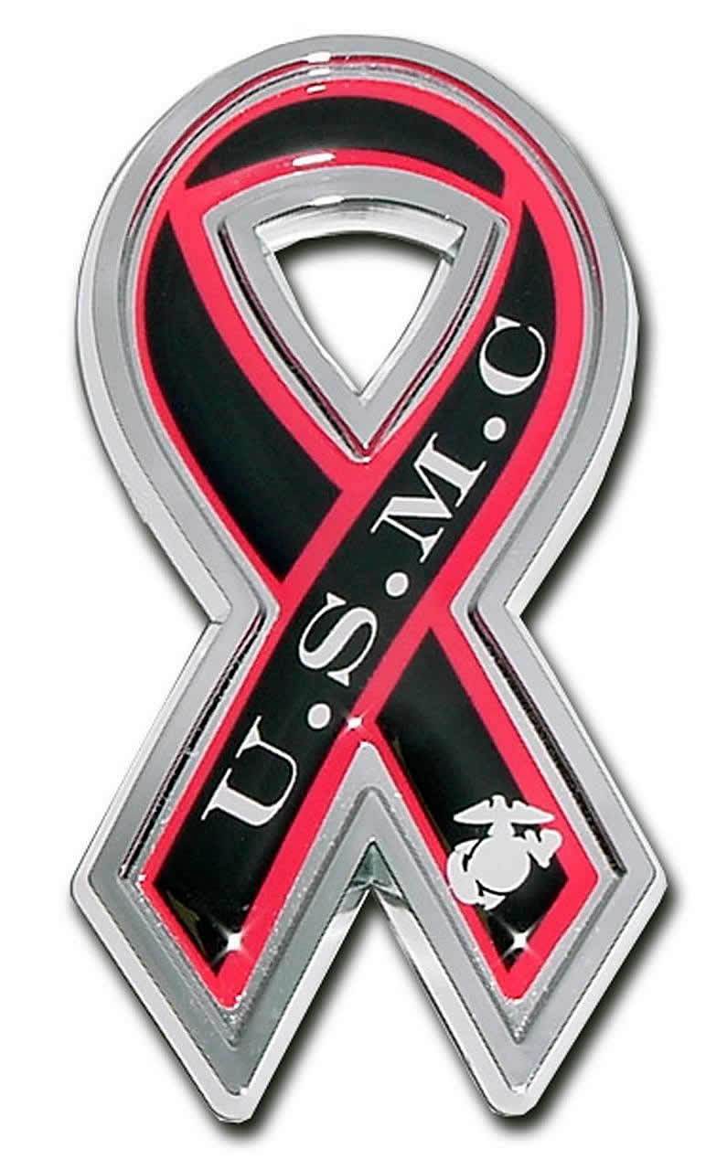 Marines Insignia Chrome Car Emblem - I AmEricas Flags