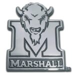 Marshall University Chrome Car Emblem - I AmEricas Flags