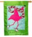 Merry Christmas Flamingo Double Applique House Flag - I AmEricas Flags