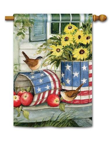 Patriotic Planters House Flag - I AmEricas Flags