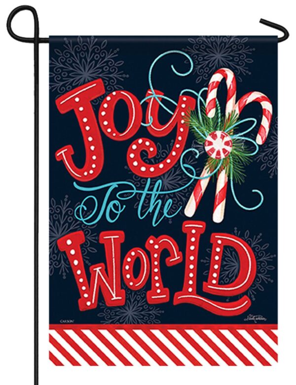 Peppermint Joy Garden Flag - I AmEricas Flags