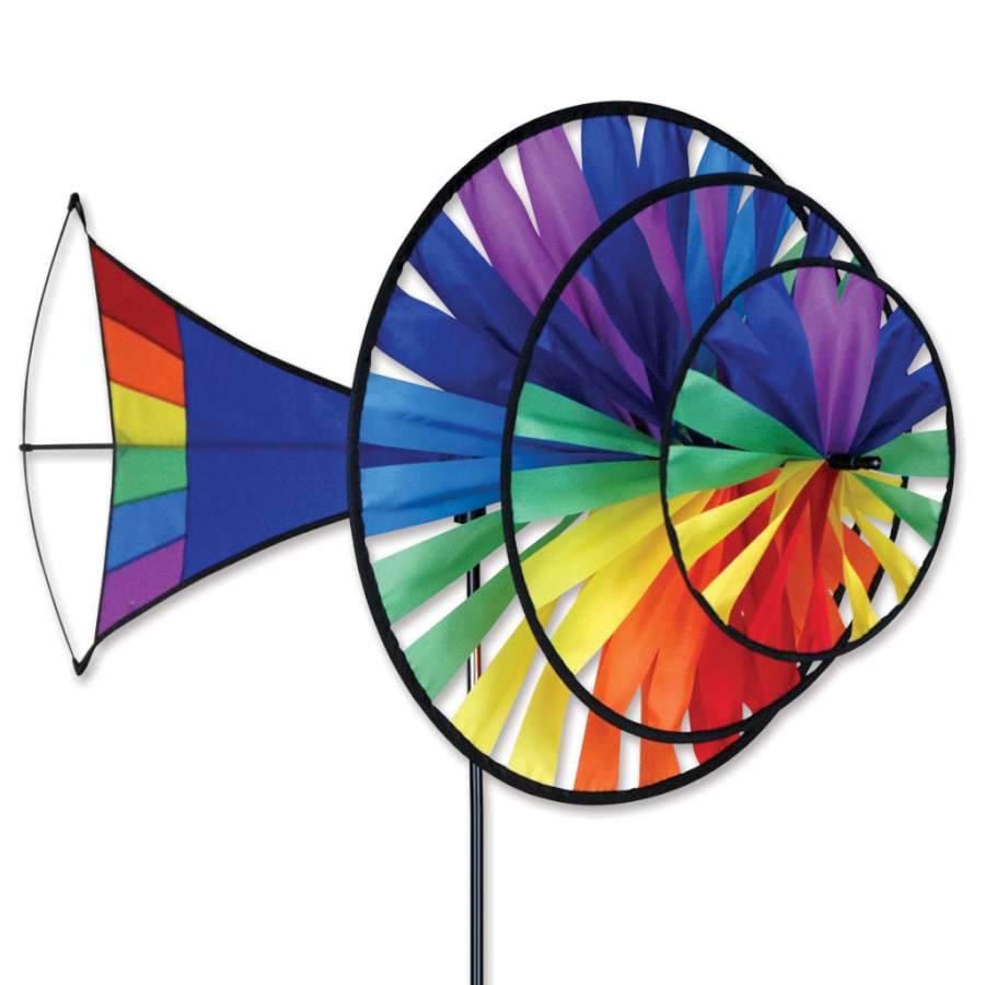 Rainbow Large Triple Spinner - I AmEricas Flags