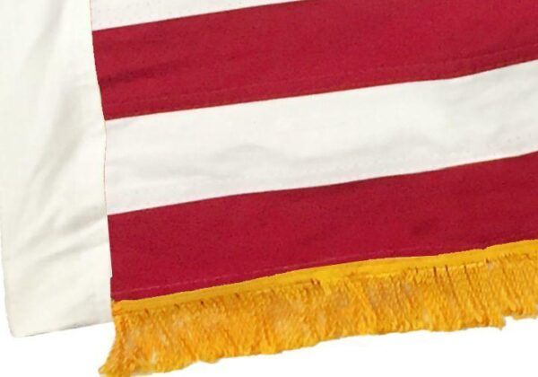 Sewn Cotton 3×5 American Flag with Gold Fringe - I AmEricas Flags