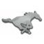 Southern Methodist University Mustang Chrome Car Emblem - I AmEricas Flags