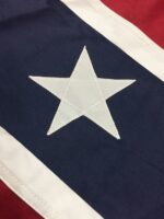 Square Confederate Battle Flag 52″x52″ Sewn Cotton with Gold Fringe - I ...