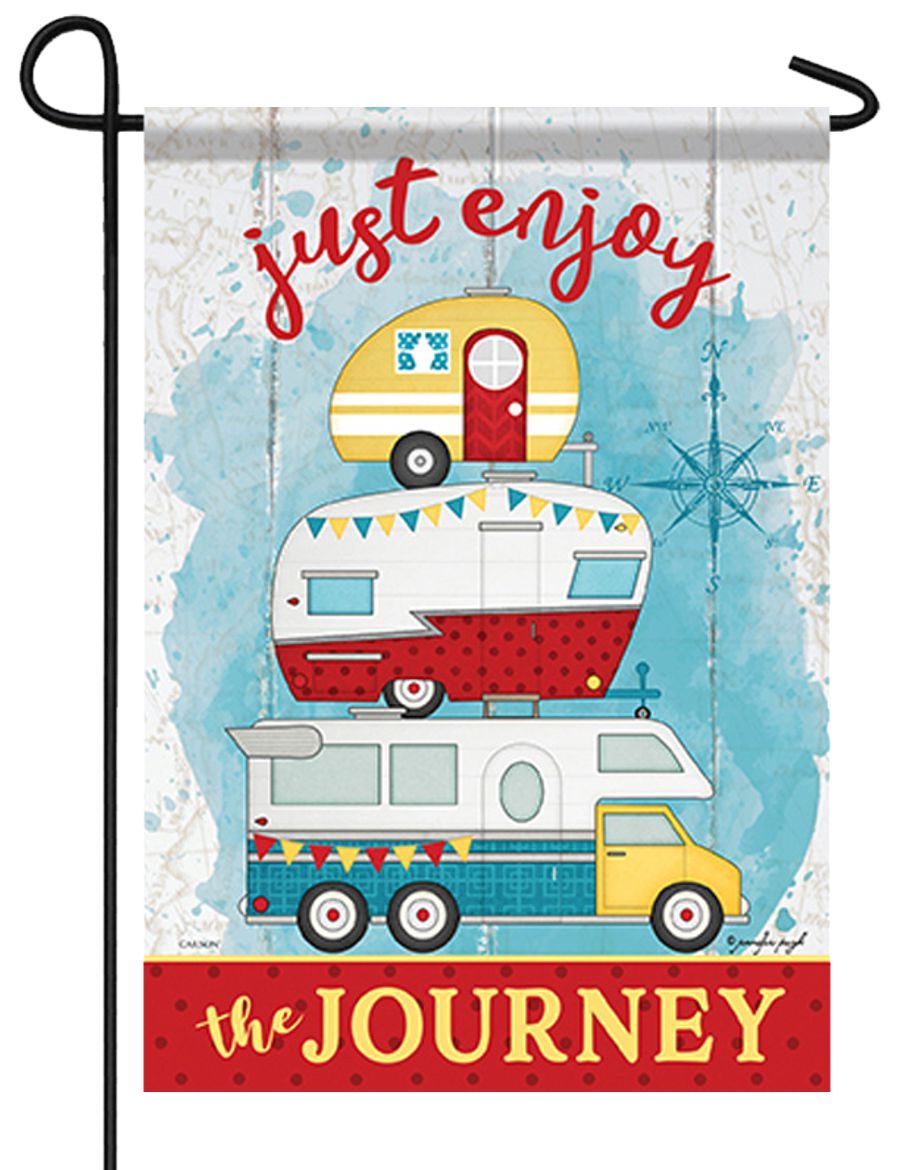 Stacked Campers Garden Flag - I AmEricas Flags