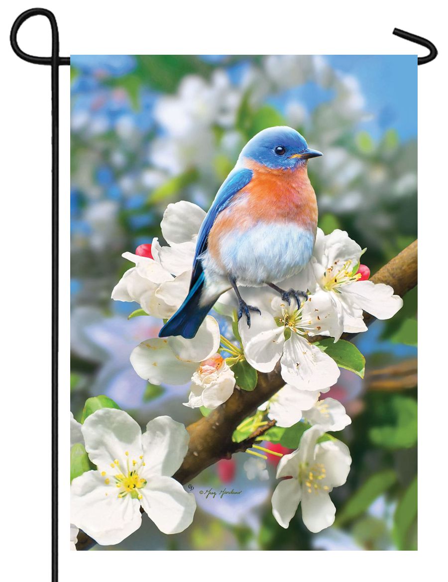 Bluebirds Garden Flags - I AmEricas Flags