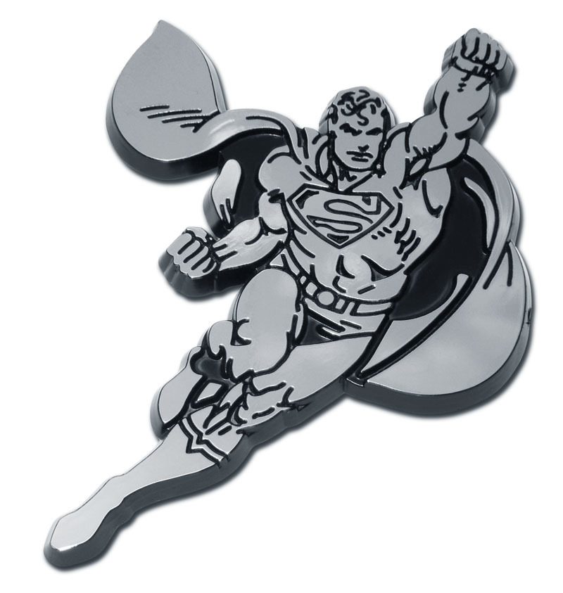 Superman Figurine Chrome Car Emblem - I AmEricas Flags