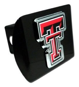 Texas Tech University Double T Color Emblem Black Hitch Cover - I ...