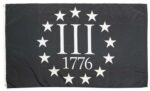 Three Percenter 1776 Union 3×5 Flag - I AmEricas Flags