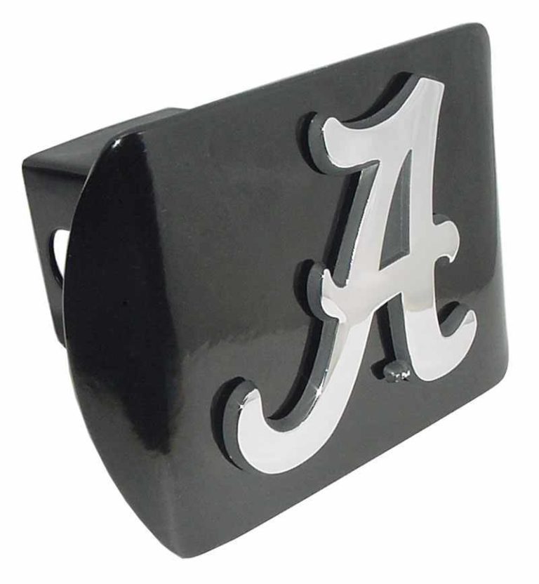University of Alabama A Black Hitch Cover - I AmEricas Flags