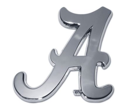 University of Alabama A Chrome Car Emblem - I AmEricas Flags