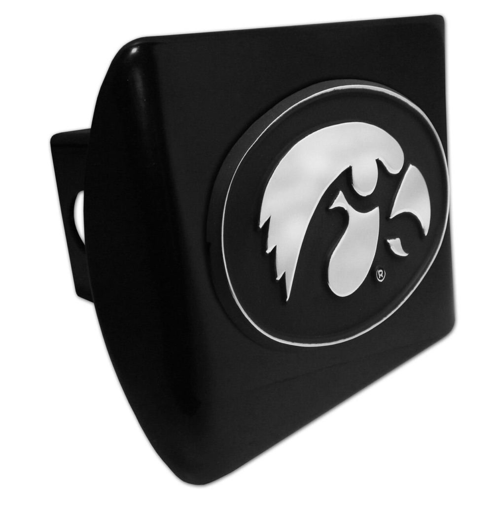 University of Iowa Hawkeyes Shiny Chrome Hitch Cover - I AmEricas Flags